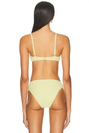 Solid & Striped The Eva Bikini Top - Custard