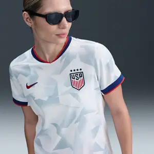 Nike Uswnt 2025 Stadium Home Dri-fit Soccer Replica Jersey - White