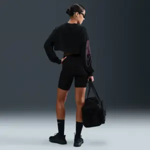 Nike After Dark Tour Oversized Long-sleeve Cropped T-shirt