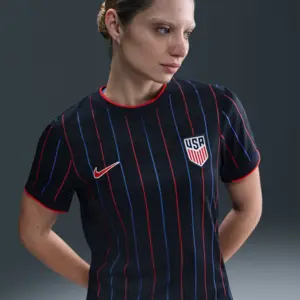 Nike Usmnt 2025 Stadium Away Dri-fit Soccer Replica Jersey - Blue