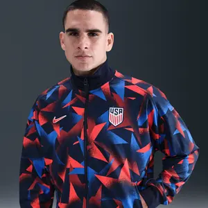 Nike Usmnt Academy Pro Dri-fit Soccer Anthem Jacket - Blue
