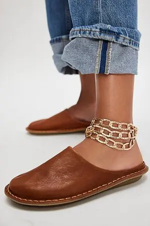 FREE PEOPLE Rosalia Chunky Chain Anklet