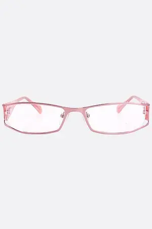 GIANT VINTAGE SUNGLASSES Giant Vintage Fabulous Bayonetta Style Sunglasses - Pink