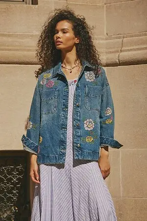 Free People We The Free Madison City Embroidered Jacket - Cowboy Romance