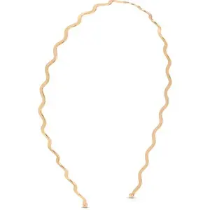 Ettika Zigzag Headband - Gold