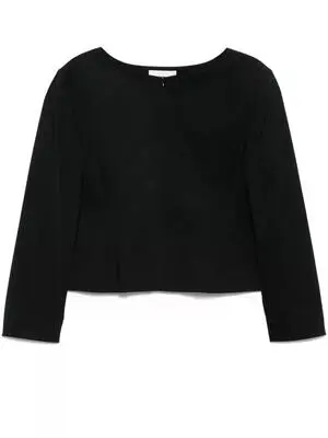 AMOMENTO Boat-neck Blouse
