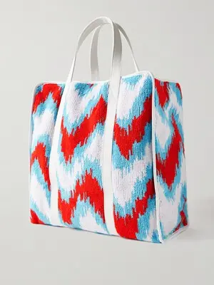 Missoni Canvas-trimmed Terry-jacquard Tote