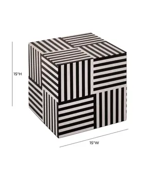 TOV FURNITURE Cube Side Table
