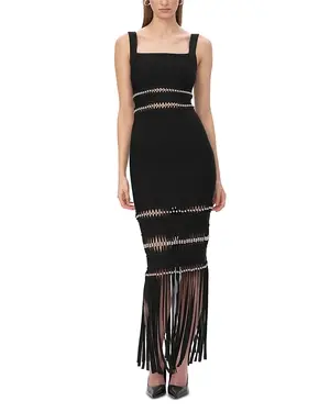 Herve Leger Ines Gown - Black