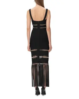 Herve Leger Ines Gown - Black