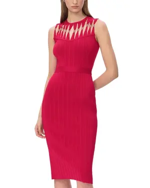 Herve Leger Louise Bandage Midi Dress