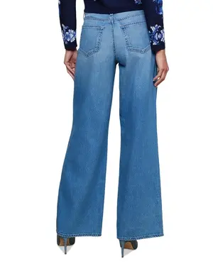 L'Agence Alicent High Rise Wide Leg Jeans