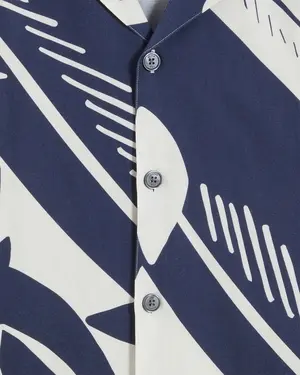 Ted Baker London Heukels Relaxed Fit Fish Shirt