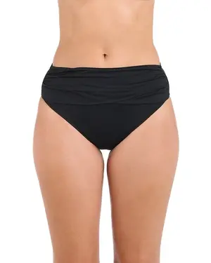 La Blanca Island Goddess Bikini Bottom - Black