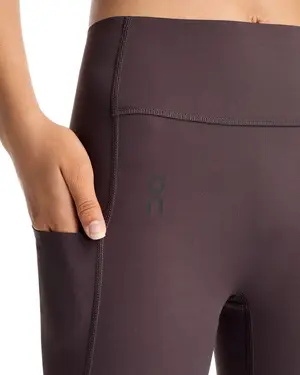 On Studio 7/8 Tights - Pebble
