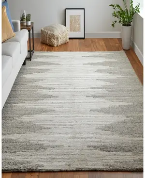 FEIZY Navaro 8915f Area Rug, 2' X 3 - Ivory/grey