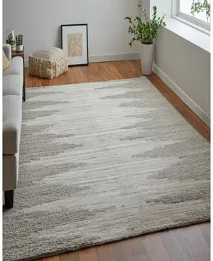 FEIZY Navaro 8915f Area Rug, 2' X 3 - Ivory/grey