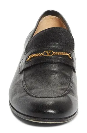 Valentino Garavani Vlogo Signature Loafer - Black