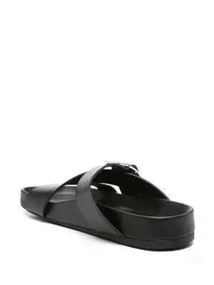 Loewe Ease Buckled Sandals - Black
