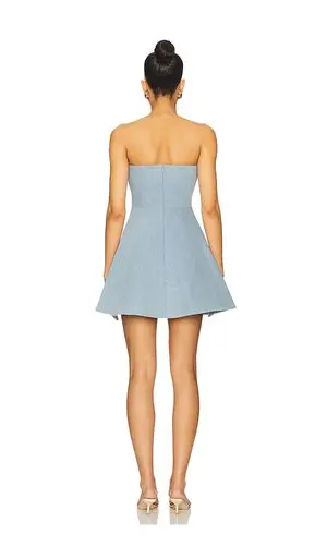 SAU LEE Tai Dress With Bow Detail