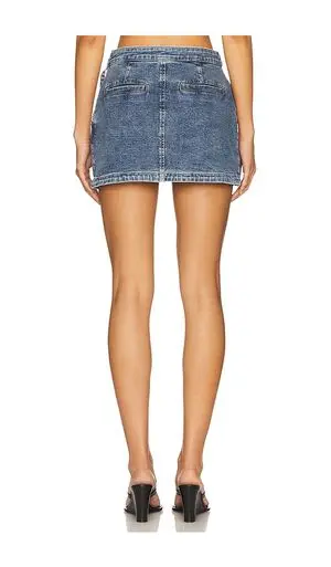 SOVERE / Dawn Denim Skort With Buckle Detail