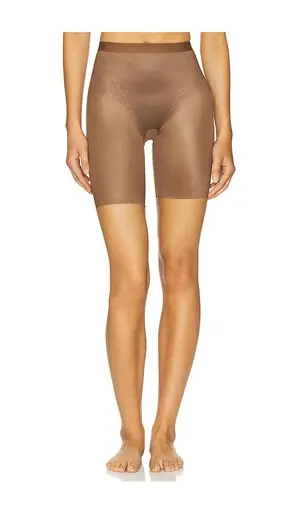 Spanx Spanxshape Invisible Short In Brown - Chestnut Brown