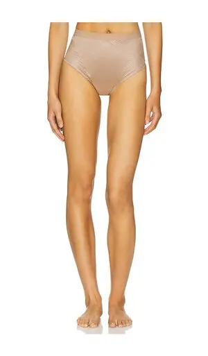 Spanx Spanxshape Invisible Thong In Nude - Cafe Au Lait