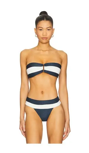 PQ Detail Bandeau Bikini Top - Cosmic