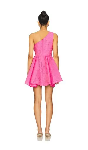 SAU LEE Jo Dress - Fuchsia