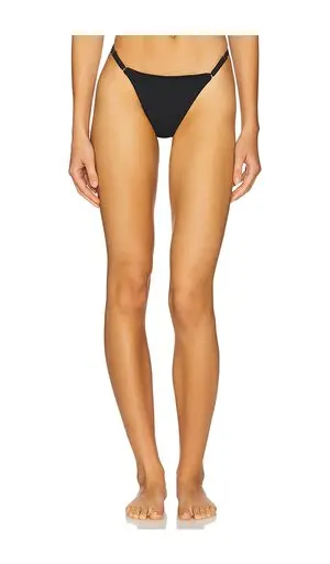 Natori Verge Adjustable String Thong - Black