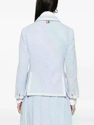 Thom Browne Solid Tweed Blazer