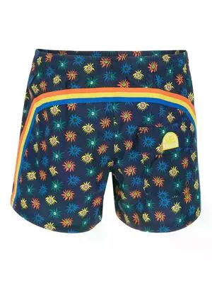 Sundek Lion-print Swim Shorts
