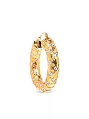Versace Greca-engraved Hoop Earrings