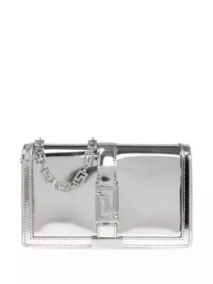 Versace Mirrored Wallet - Silver
