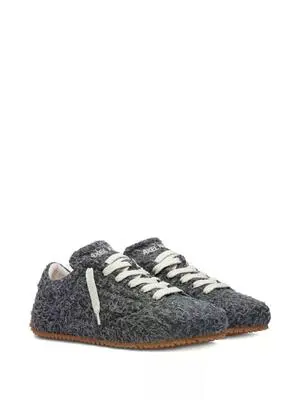 Axel Arigato Tact Fuzzy Lace-up Sneakers - Black