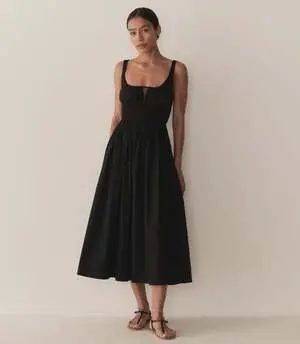 DÔEN Quilla Midi Dress