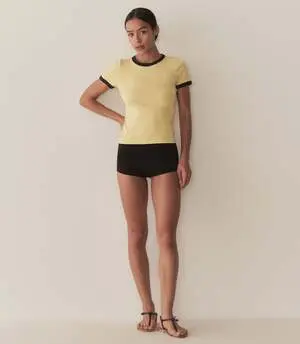 DÔEN Vivi Ringer Tee - Wild Honeysuckle