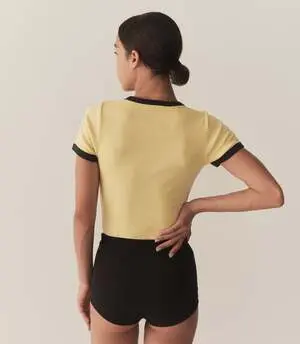 DÔEN Vivi Ringer Tee - Wild Honeysuckle