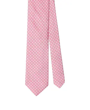 Robert Talbott Micro Neat Geo Spot Necktie Pink