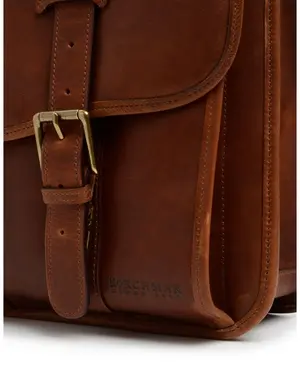 KORCHMAR Garfield Leather Laptop Briefcase - Espresso