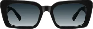 Zenni Rectangle Full Rim Sunglasses - Black