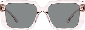 Zenni Rectangle Full Rim Sunglasses - Pink