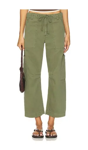 PISTOLA Sabrina Curved Utility Cargo Pants - Meadow
