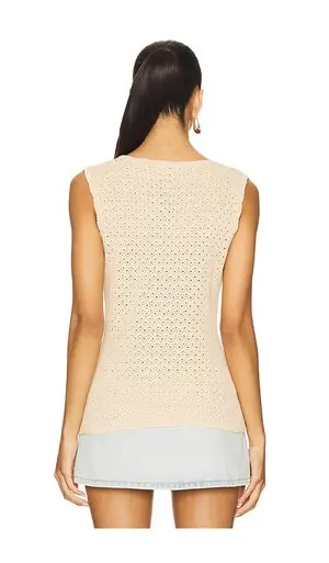 LOVERS AND FRIENDS Lizzy Tie Front Vest