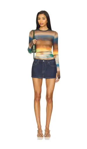 AFRM Kaylee Top - Ocean Ombre
