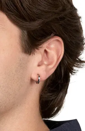 BROOK & YORK Hoops & Cubic Zirconia Stud Earrings Set