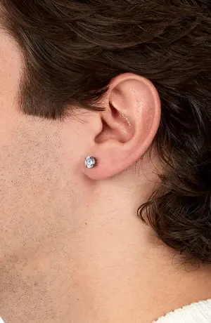 BROOK & YORK Hoops & Cubic Zirconia Stud Earrings Set