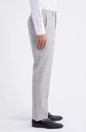 Berle Flat Front Stretch Wool Dress Pants