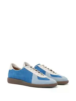SCAROSSO Colour-blocked Suede Sneakers - Blue