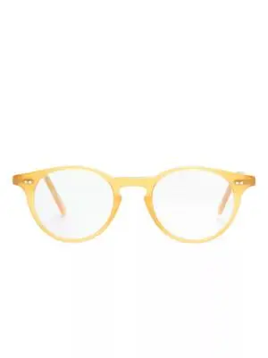 EPOS Efesto 3 Round-frame Glasses - Yellow